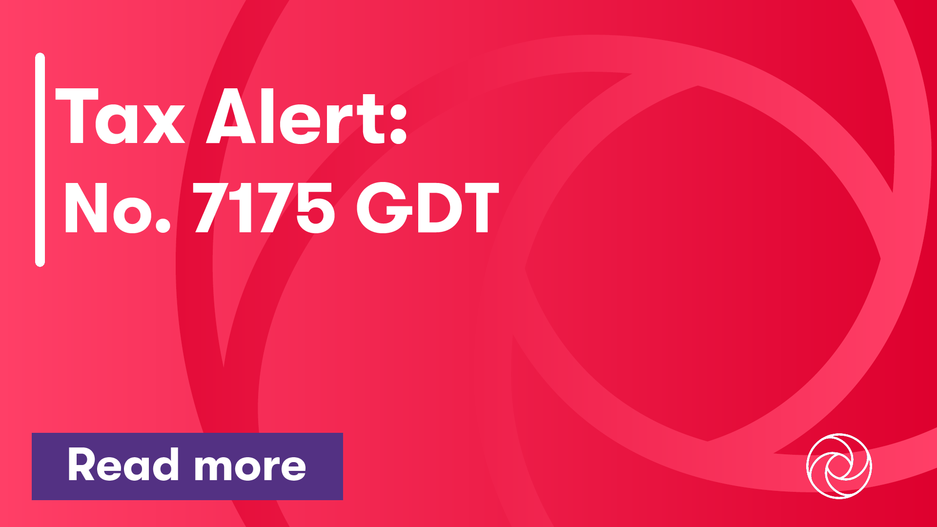 Tax Alert: Notification for extension of deadline for monthly tax ...